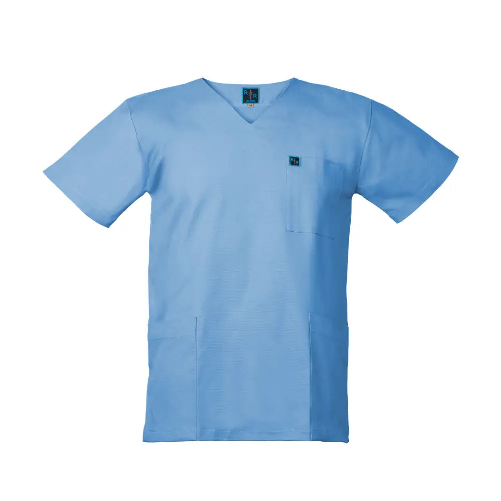 Surgical Scrub Top Powder Blue – Rio Ridge 1317