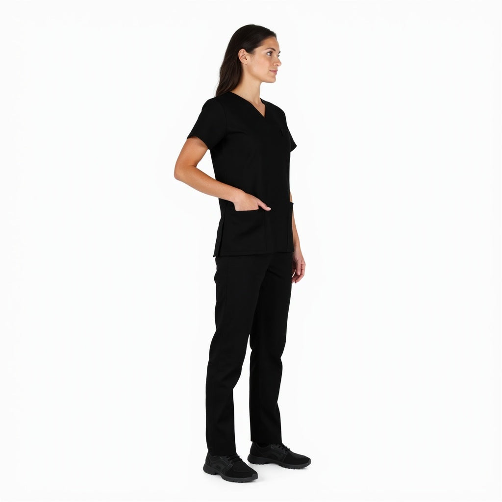 Black Surgical Scrub Set | Medical Scrub Set â€“ Rio Ridge Scrubs SA ...